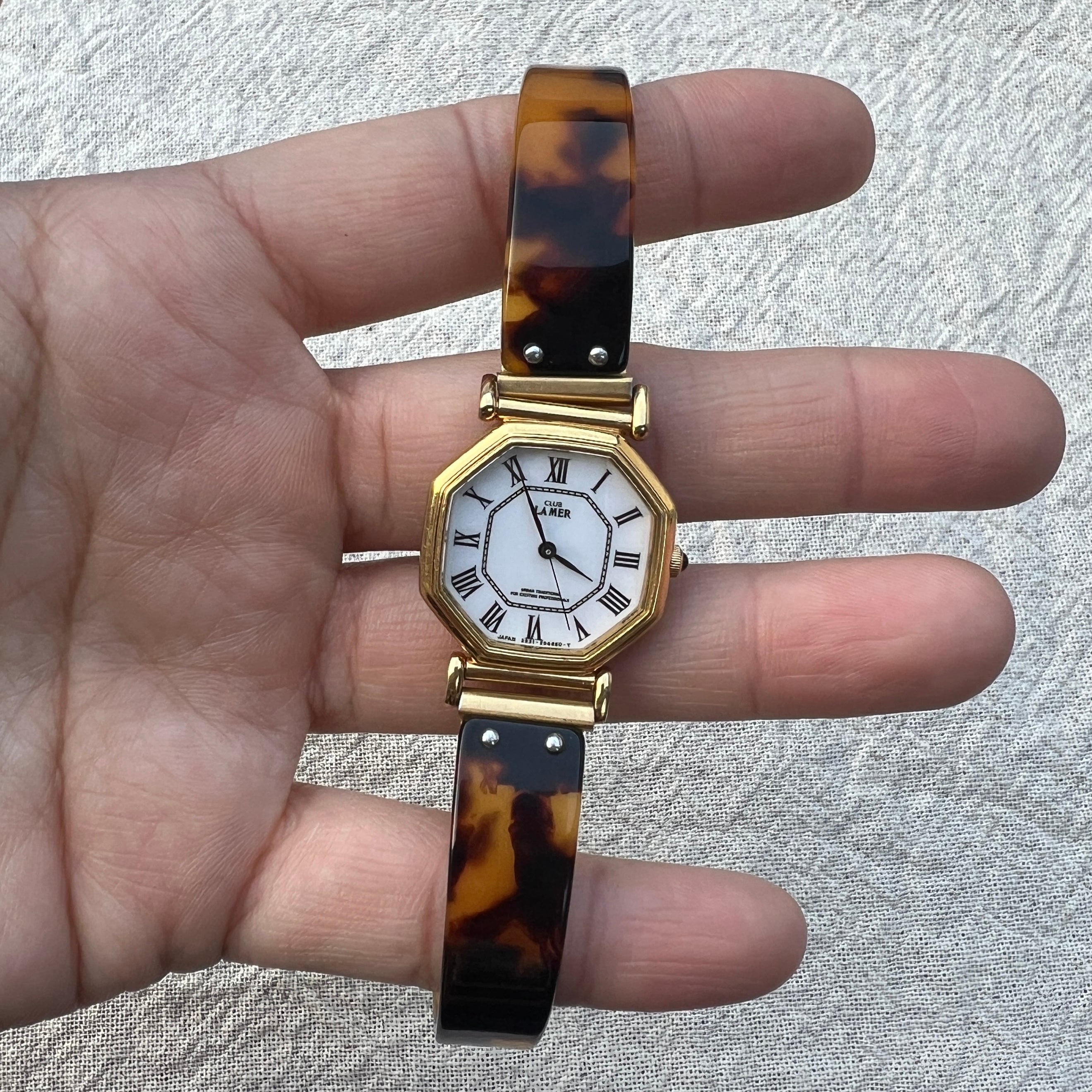 Tortoise Shell Octagon Vintage Watch – re.drmg